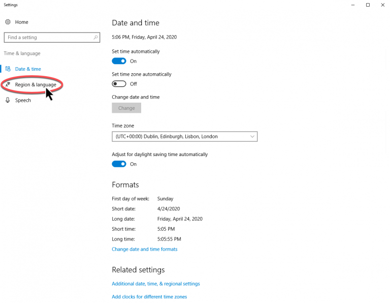 Windows Server | Setting your VPS date & time, Language to UK