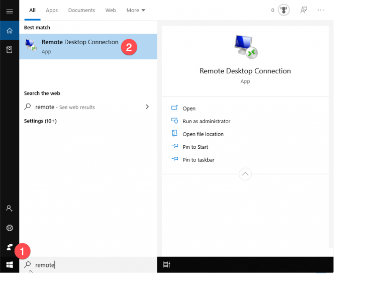 Connecting to a remote server or VPS from a Windows PC using RDP