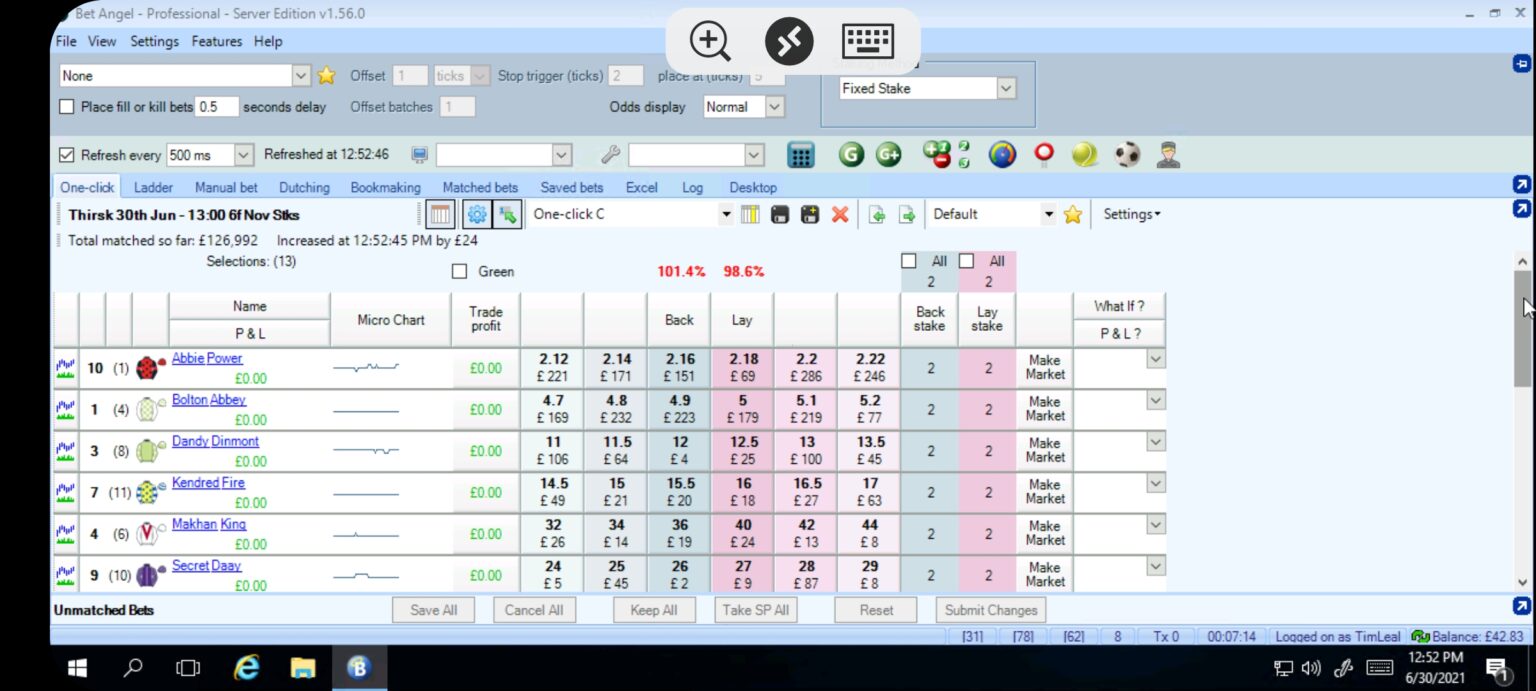 Using Bet Angel on an Android Device - Bet Angel Academy